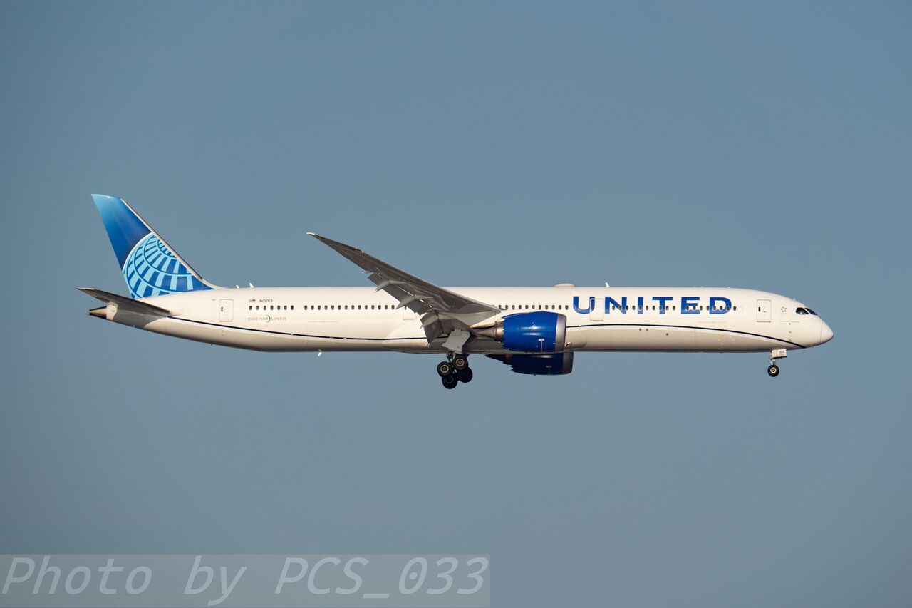 N13013 (United Airlines Boeing 787-10) : まるさんdiary