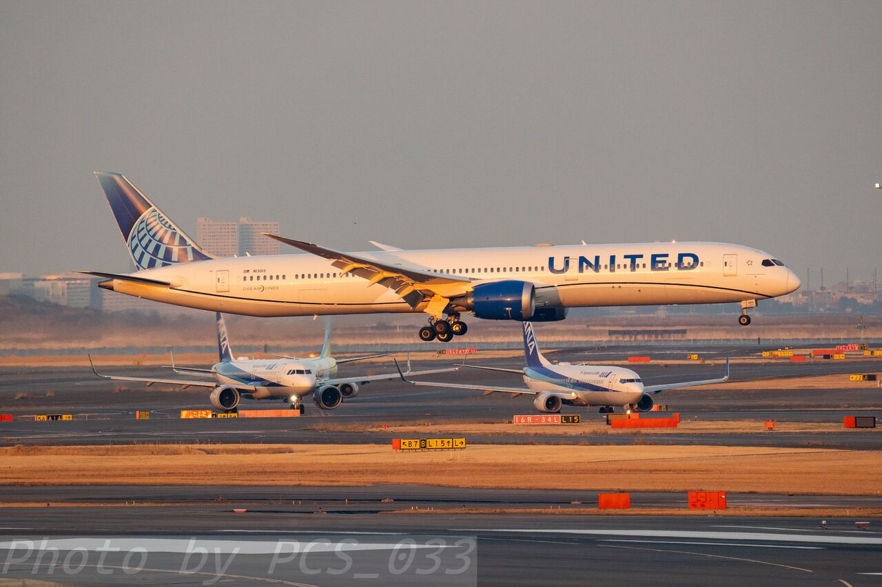 N13013 (United Airlines Boeing 787-10) : まるさんdiary