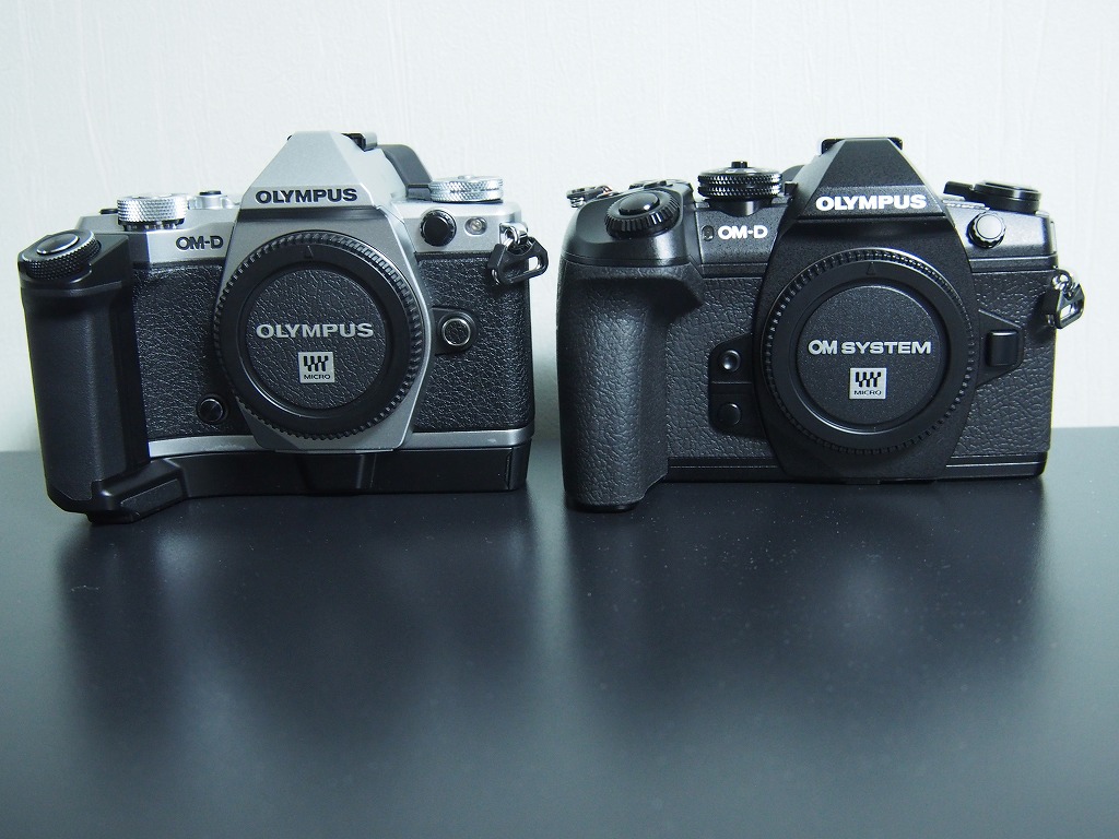 オリンパス OM-D E-M1 markⅡとE-M5 markⅡの外観比較 : ＠九枚笹のブログ
