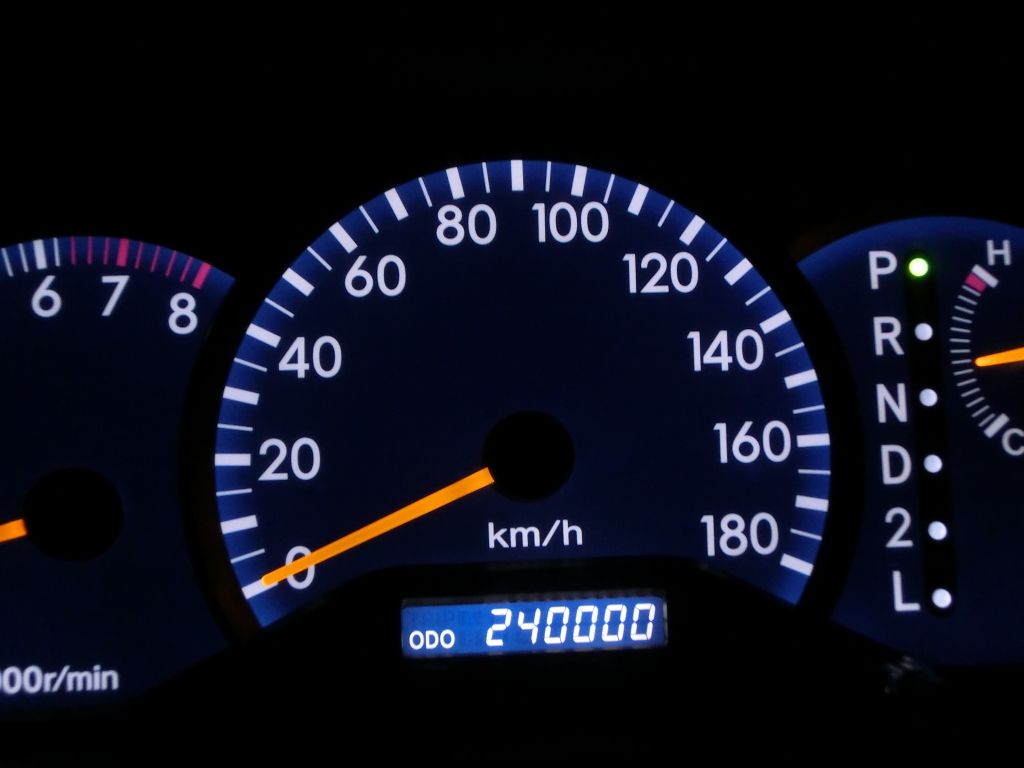 240000キロ到達 : いんえいらいさん