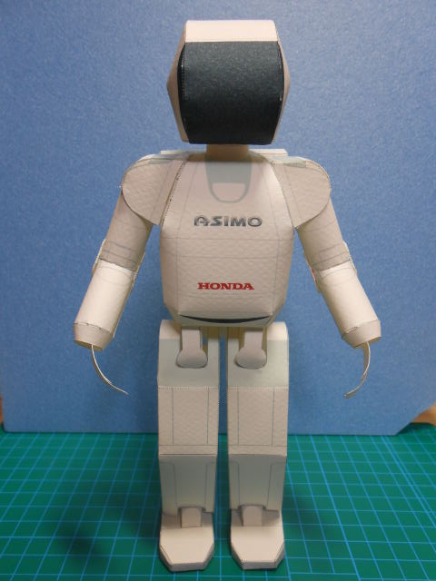HONDA ASIMO 色違いバージョン:ペーパークラフト三昧＋模型