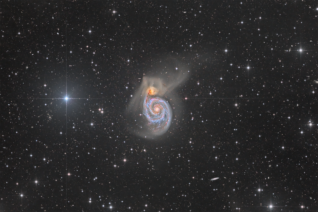 M51 THE WHIRLPOOL GALAXY : kiriのblog