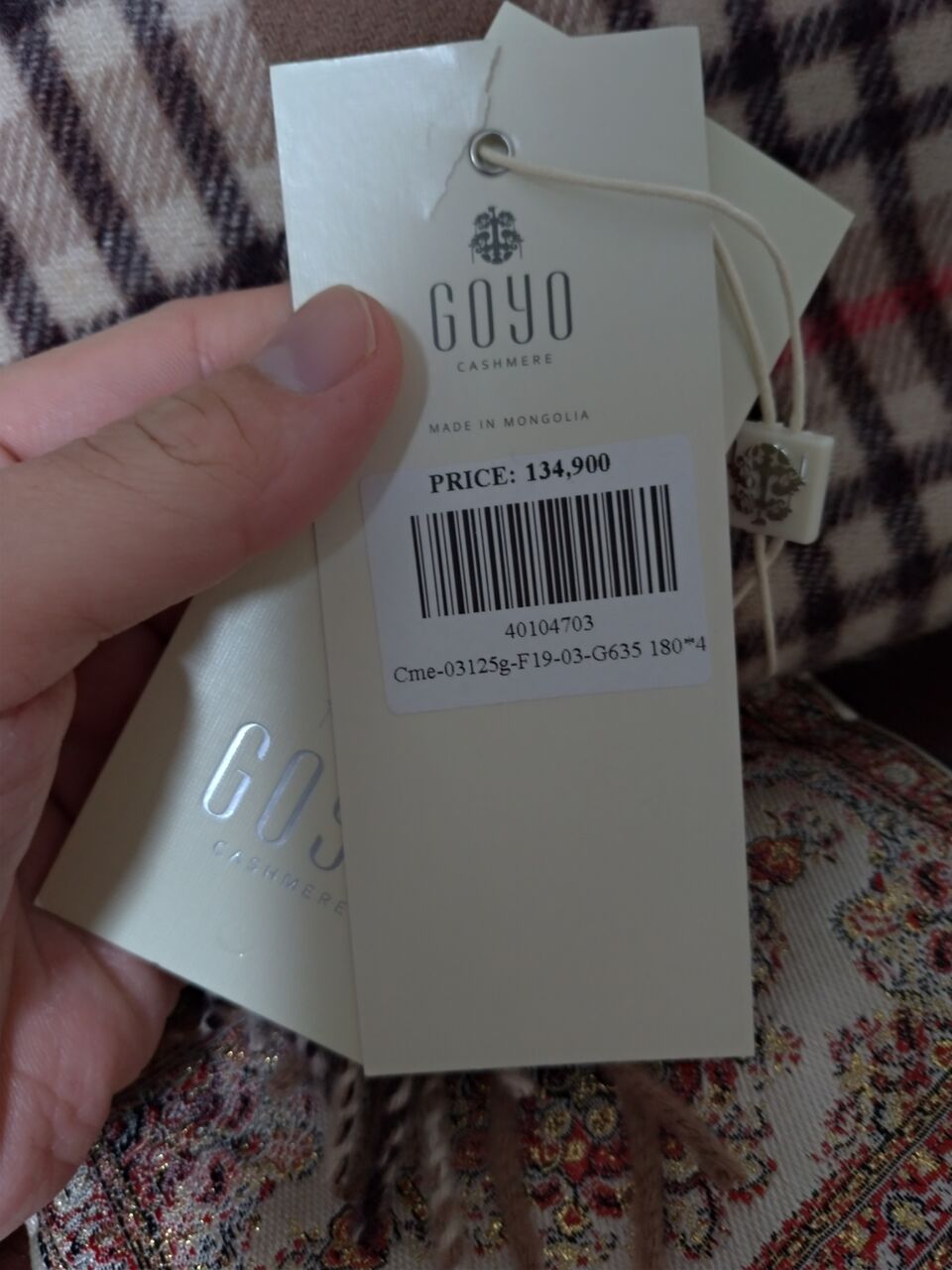 モンゴル土産 「カシミヤマフラー」Goyo Cashmereがお勧め？ : ましゅブログ！海外営業 x 資産運用 x 旅