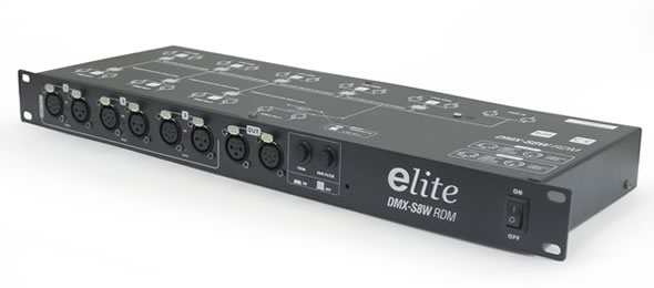 舞台照明・音響機材のプロショップ【maskdb.com】ブログ : 【新発売!!】RDM対応DMXスプリッターe-lite「DMX-S8W RDM」入荷!!