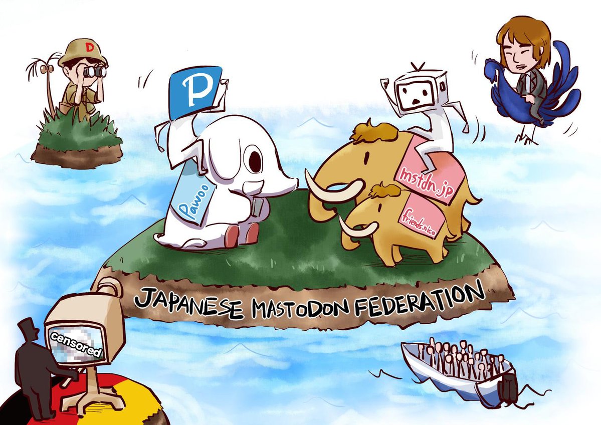 新興SNS「Mastodon」の「mstdn.jp」、ドメイン所有者まるごとドワンゴ傘下に : 市況かぶ全力2階建