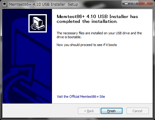 Sandy Bridgeで使えるMemtest86+ V4.20 betaをUSBメモリで使う方法 : BlogなMaterialisticA