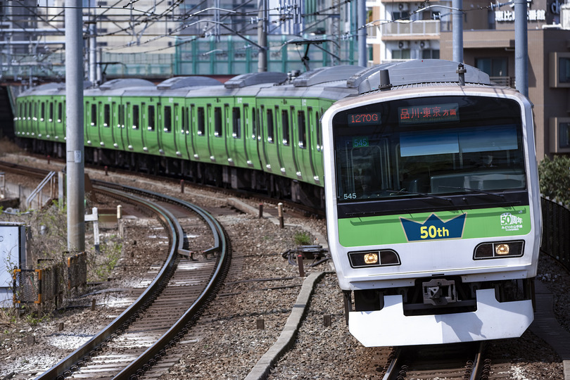 みどりの山手線50周年ラッピング : 3511