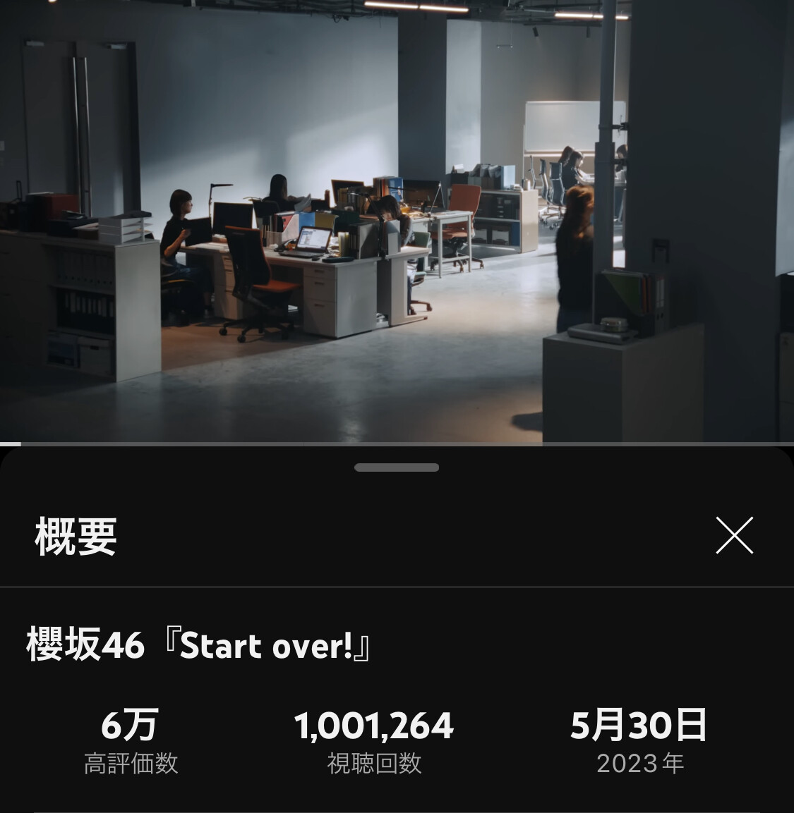 【速報】櫻坂46『Start over!』MV表題曲最速でYouTube100万回再生ｷﾀ━━(ﾟ∀ﾟ)━━!! : 櫻坂46まとめもり～