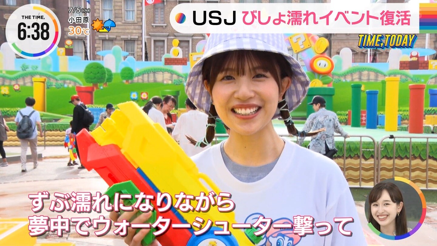 【日向坂46】びしょ濡れ姿に！！このちゃんUSJイベント参戦の模様がこちら : 日向坂46まとめもり～