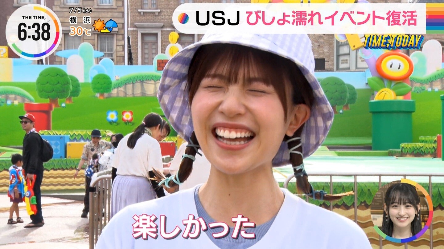 【日向坂46】びしょ濡れ姿に！！このちゃんUSJイベント参戦の模様がこちら : 日向坂46まとめもり～