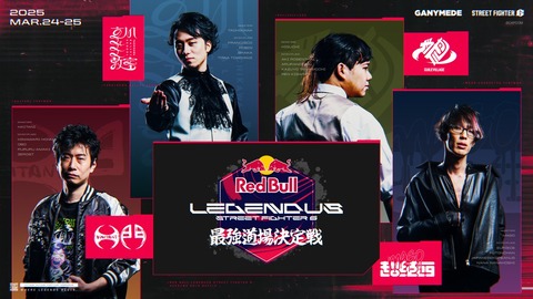 【Vtuber】Red Bull LEGENDUS STREET FIGHTER 6 最強道場決定戦！3/24 (月) 15:00~ / 予選 ...