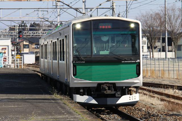 EV-E301系～烏山線に最新技術を詰め込んで！ : 「まつもとあずさ」が3番線にまいります！