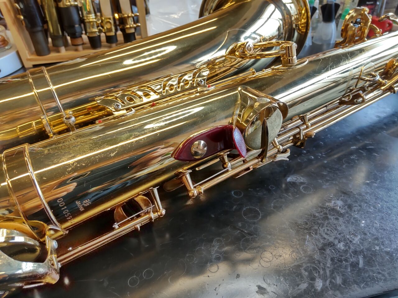 YanagisawaテナーサックスT-50 オーバーホール : 管楽器リペア YanagisawaテナーサックスT-50 オーバーホール : 管楽器リペア