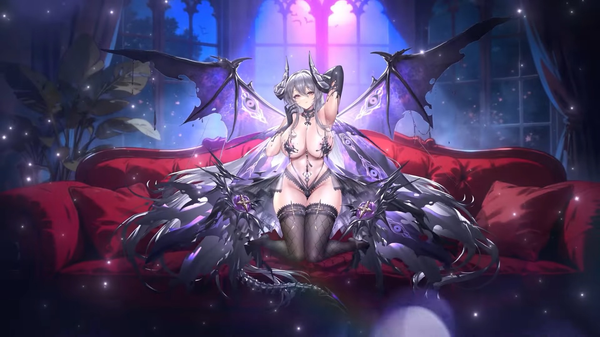 チラシの裏でゲーム鈍報:『Echocalypse -緋紅の神約-』エロすぎムチムチの裸がほぼ全部見えてるドスケベ女の子！