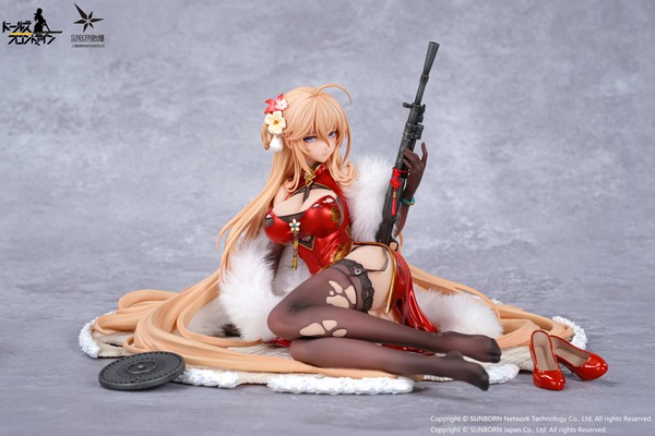 チラシの裏でゲーム鈍報:『ドールズフロントライン』DP28のエロいチャイナドレスが破れてるエロ衣装のエロフィギュア