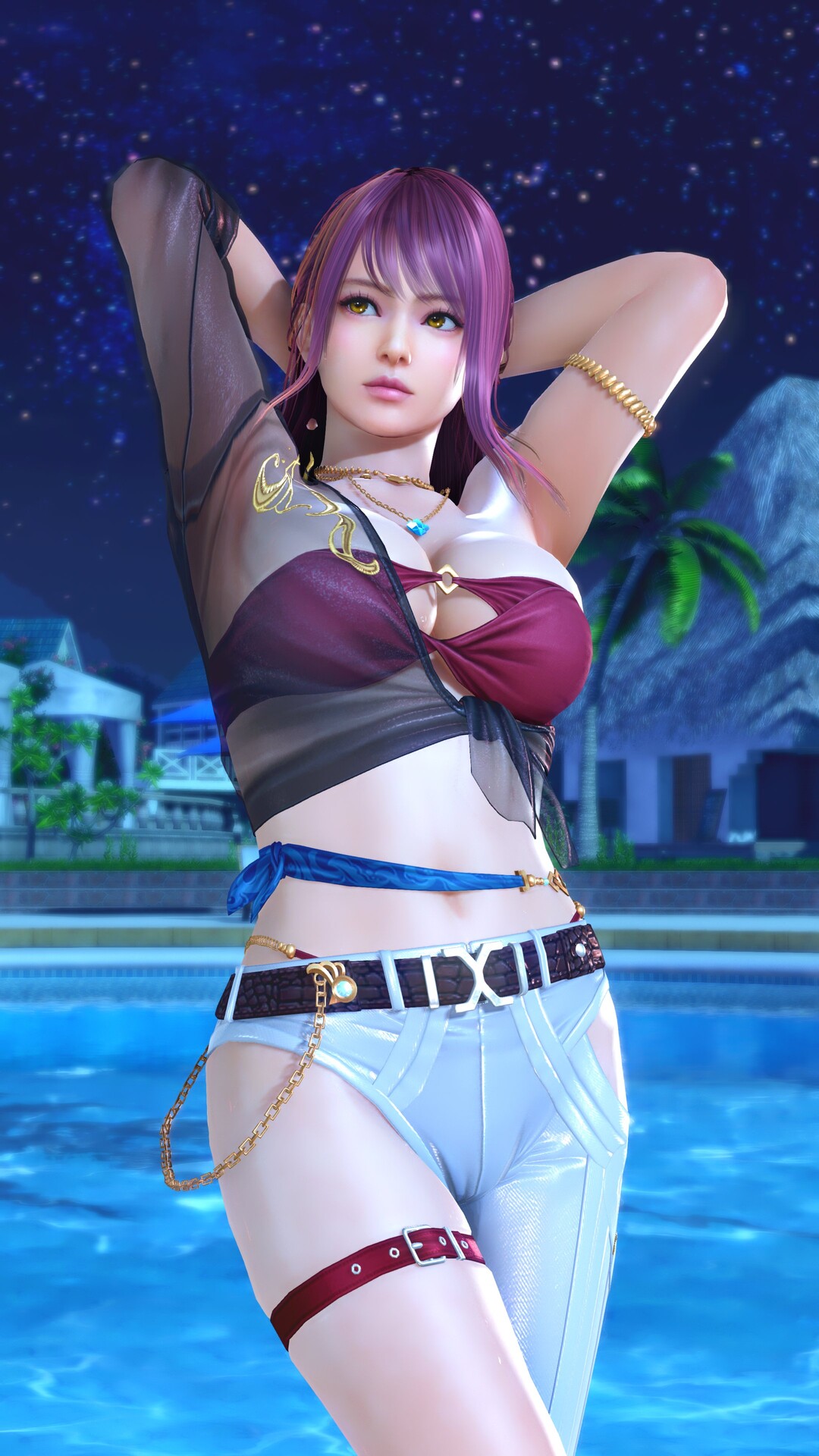 チラシの裏でゲーム鈍報:『DOAX ヴィーナスバケーション』えっちなムチムチお姉さんのエロい新キャラ「あずさ」