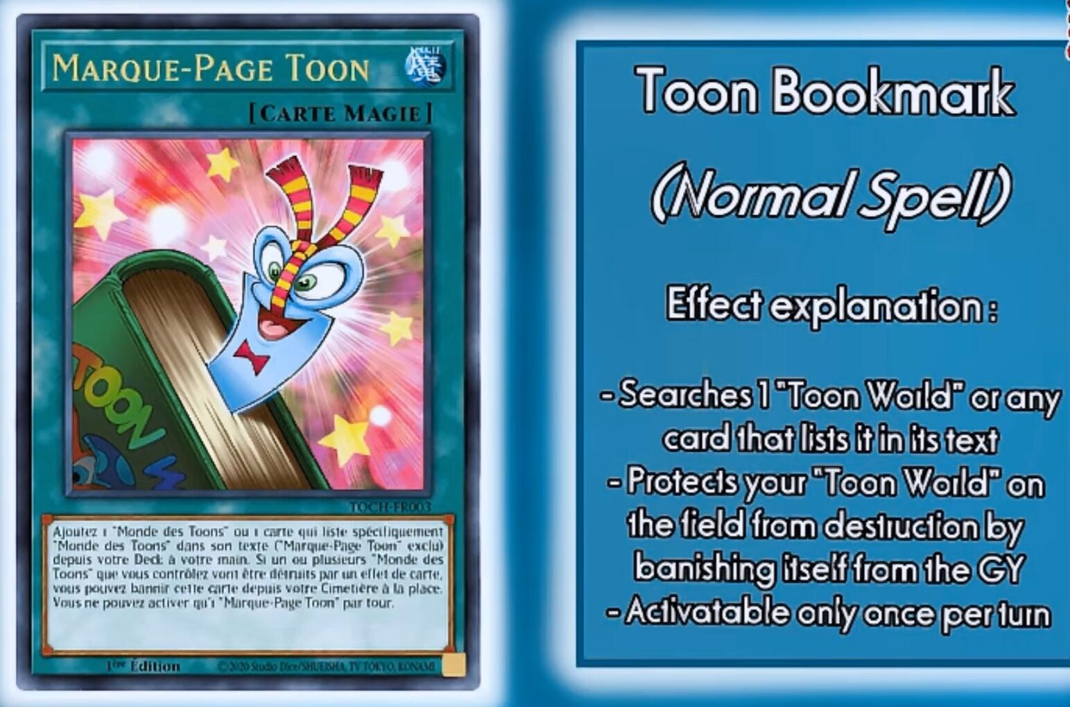 スターライト速報 -遊戯王OCG情報まとめ- : 【遊戯王TCGフラゲ】海外で発売される「Toon Chaos」に「Toon Bookmark ...