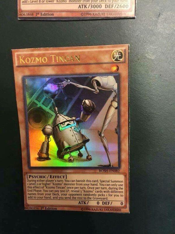 スターライト速報 -遊戯王OCG情報まとめ- : 【遊戯王TCGフラゲ】海外のBOSH新規収録 『Kozmo Tincan』、『Kozmo ...