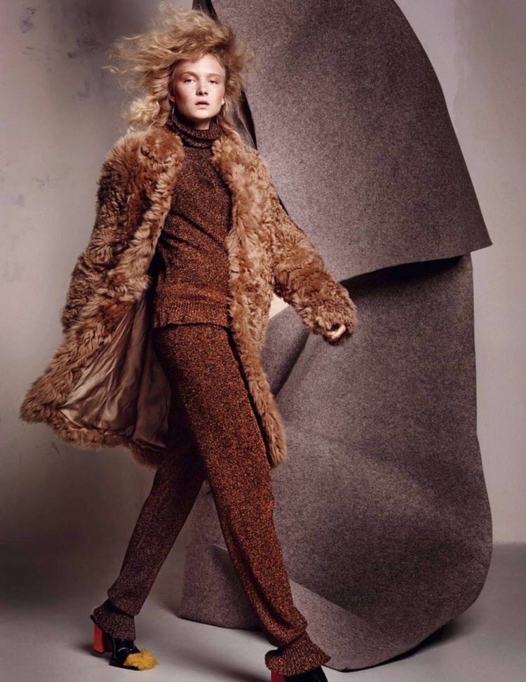 Maja Salamon ︎Elle France January 2017 : ただの海外モデル好きブログ