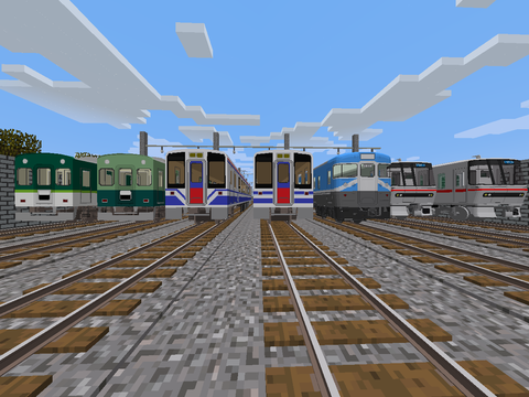 車両配布-600Vs trainpack : マイクラで鉄道