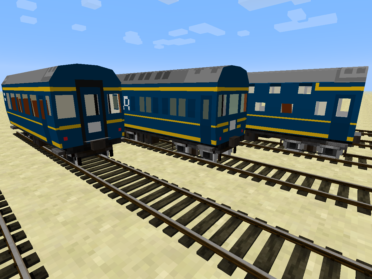 Traincraft用車両テクスチャの配布（日本風車両） : マイクラで鉄道