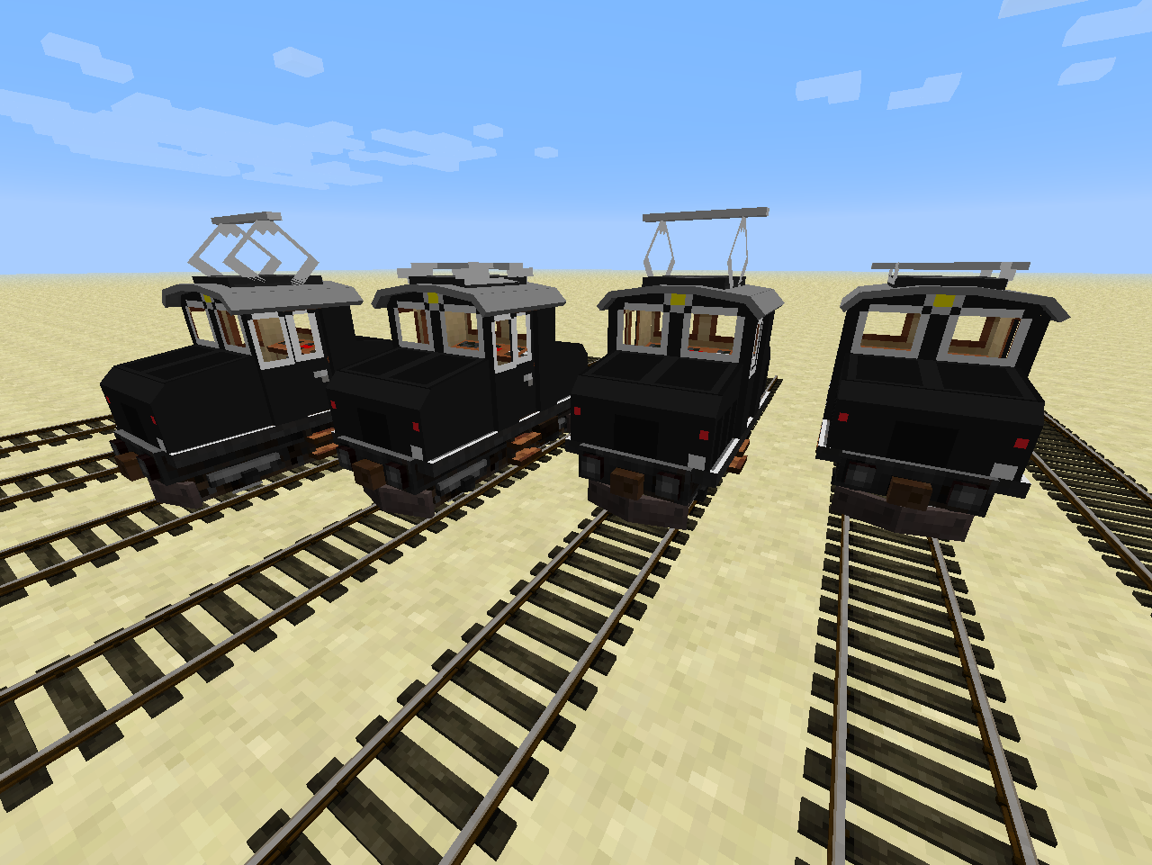 Traincraft用車両テクスチャの配布（日本風車両） : マイクラで鉄道
