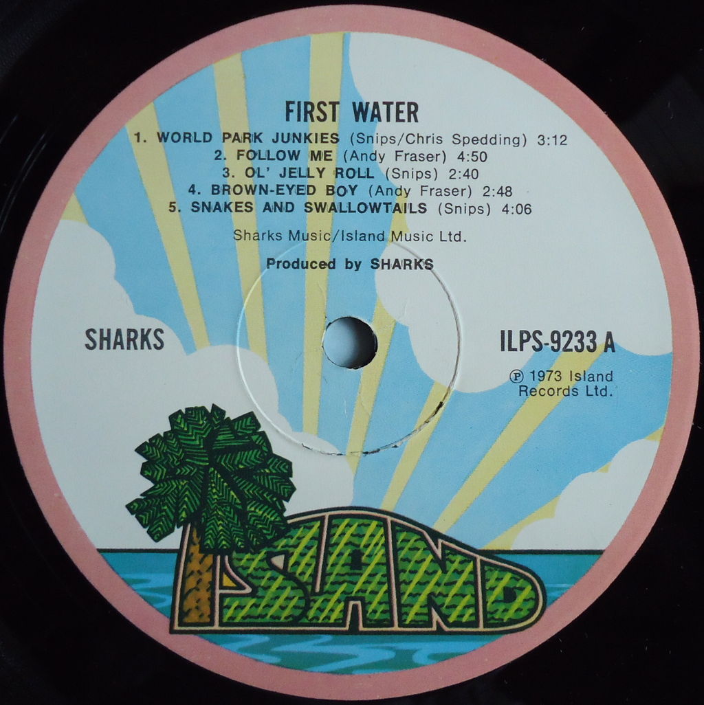 マーメイド号の紙ジャケだけじゃ生きてゆけない! : 本日の中古盤 SHARKS/FIRST WATER