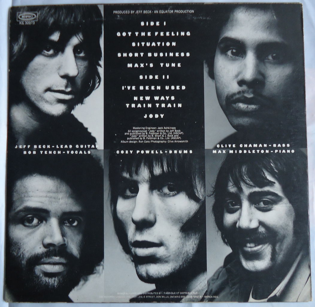マーメイド号の紙ジャケだけじゃ生きてゆけない! : 本日の中古盤 JEFF BECK GROUP/ROUGH AND READY SQ ...