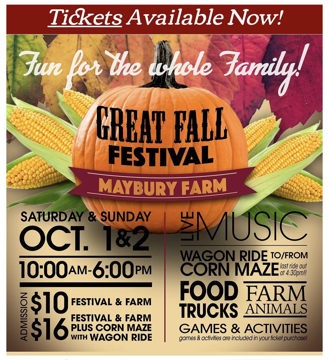 Maybury Farm Great Fall Festival (10/1-2) : みんなで作るMichiganライフ