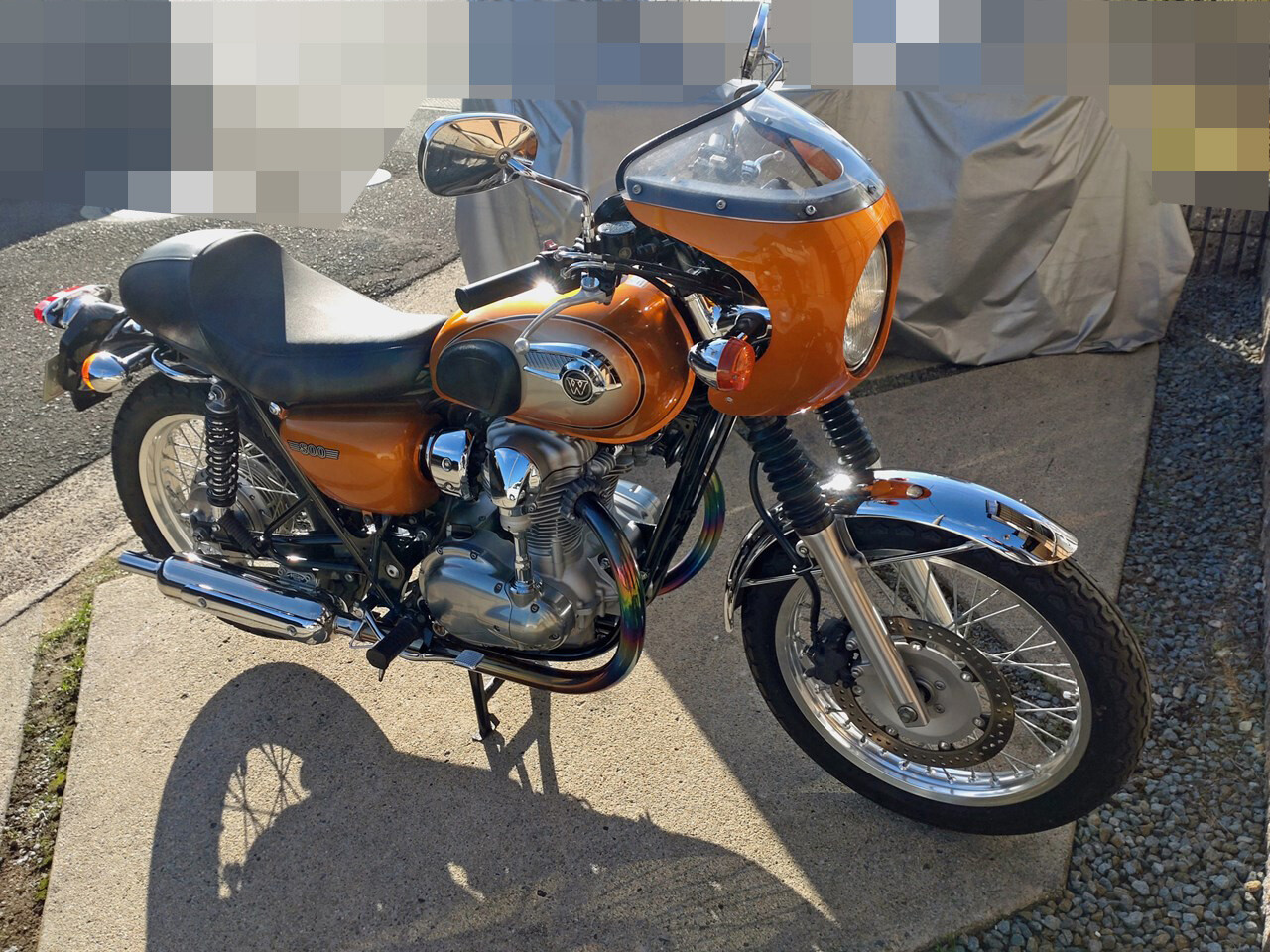 Michiruブログ : W800のお化粧直し