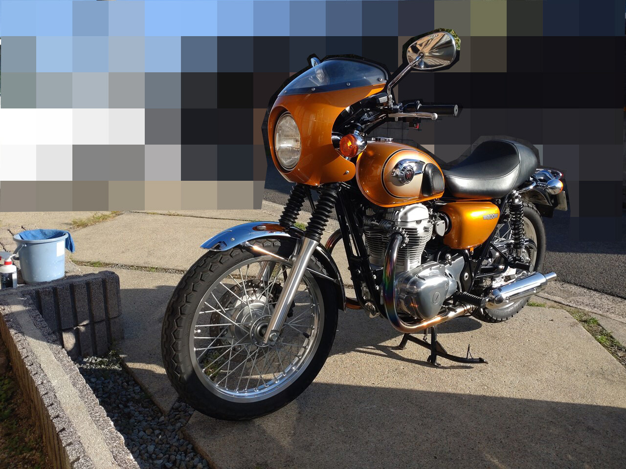 Michiruブログ : W800のお化粧直し