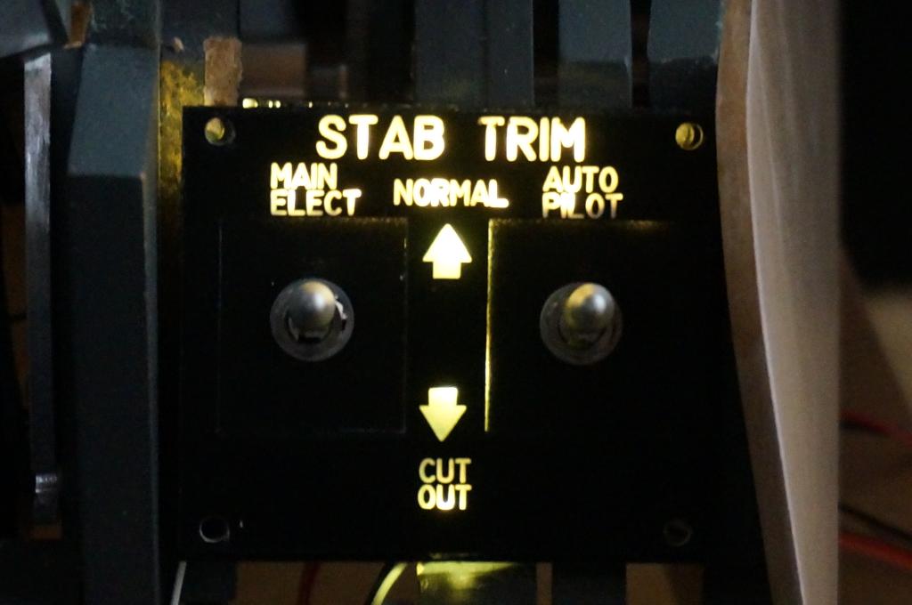 STAB TRIM パネル : MY HOME COCKPIT