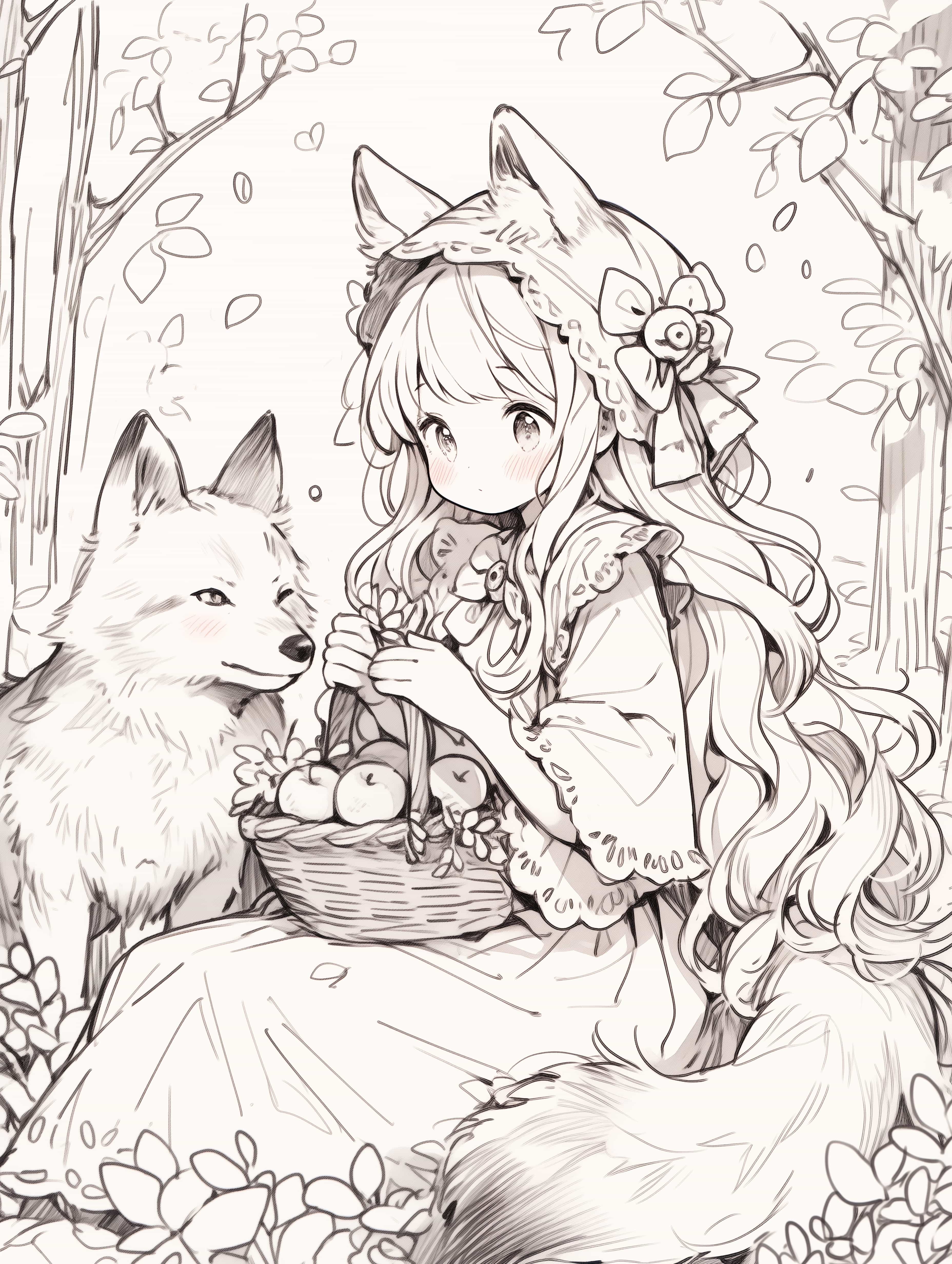 無料塗り絵【32】 : ★魔法のアトリエ★無料塗り絵