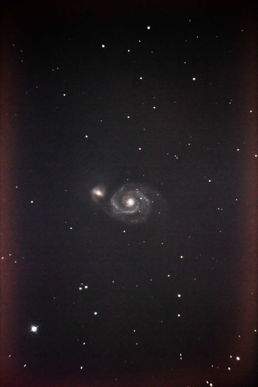 12月22日の子持ち銀河（M51） : from 15mm to 1200mm