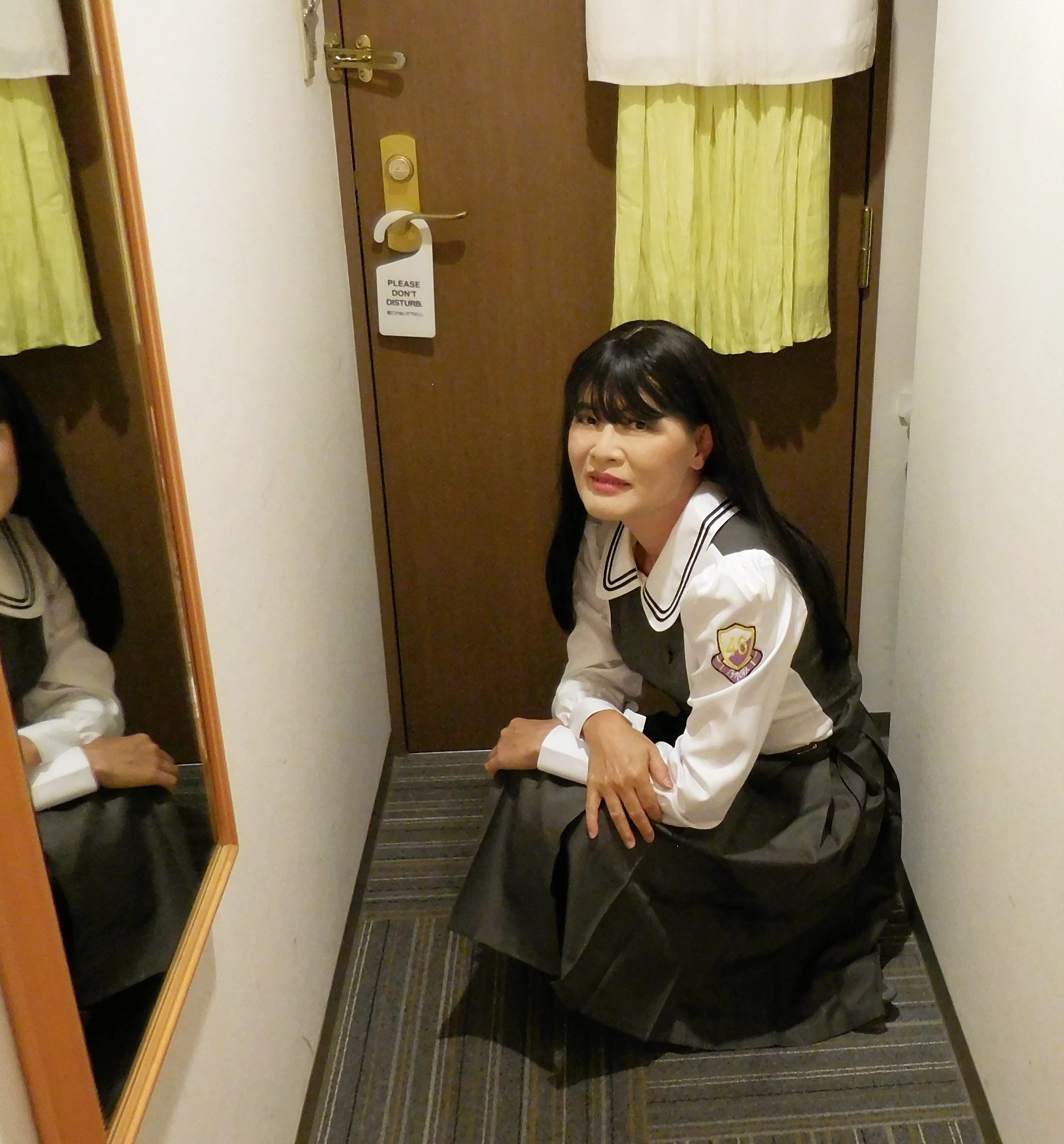 ロングヘアー : 清水美花☆女装アートの世界