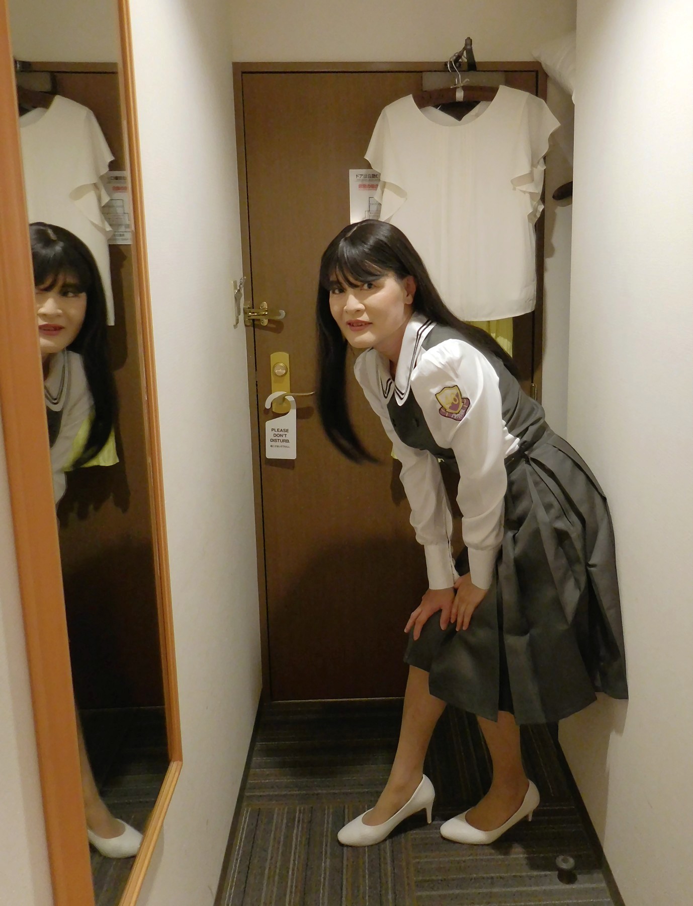 ロングヘアー : 清水美花☆女装アートの世界