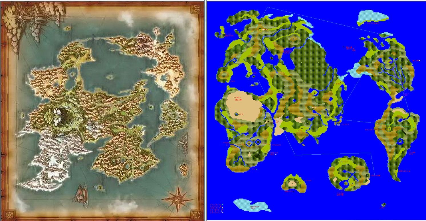 【ドラゴンクエスト11】DQ11のMAPは山ばかりで、歴代最小の世界観・・・？ : ヨーソロー！まとめずら