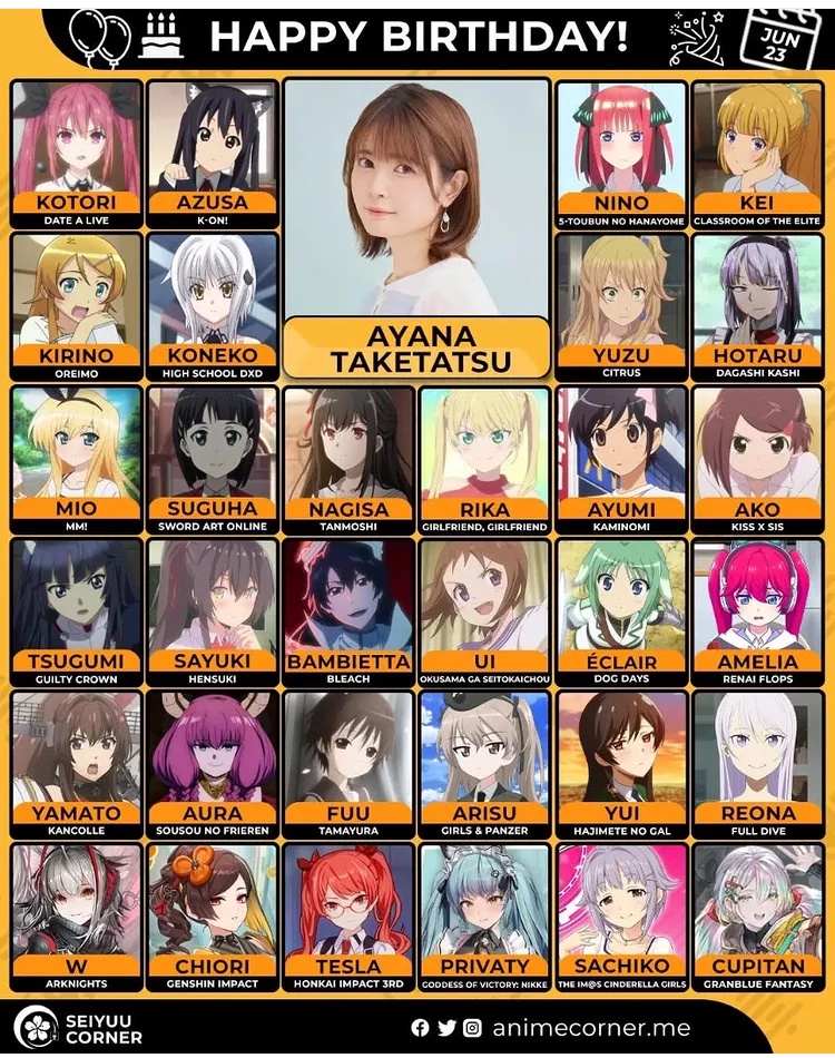 声優の竹達彩奈さん、よくよく考えるとこれといった超有名作品がない - Juuuke