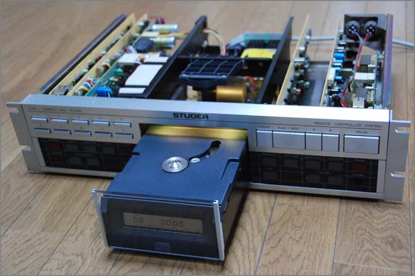 Jazz工房Nishimuraの徒然写真日記:Studer CDP A725 メンテナンス