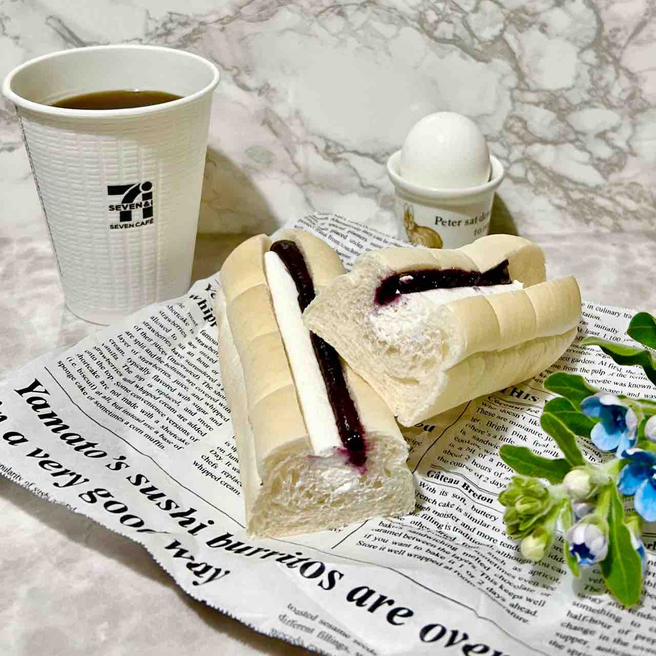 【セブンイレブン】今朝の朝ごはんは、新発売「Cycle.me ちぎりパン ブルーベリージャム＆ホイップ」 : nagatakのブログ