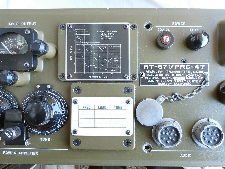RT-671/PRC-47 送受信機 : 真空管式無線通信機開発史