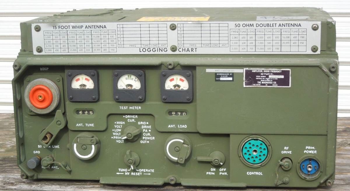RT-834/GRC-106A 送受信機 : 真空管式無線通信機開発史