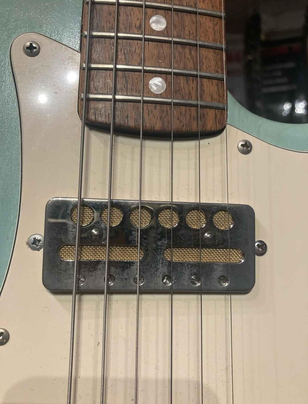 サーフ・グリーン(？)のクーダーキャスター by twang_guitars_cafe : スライド・バラダイス／RY COODER大研究！