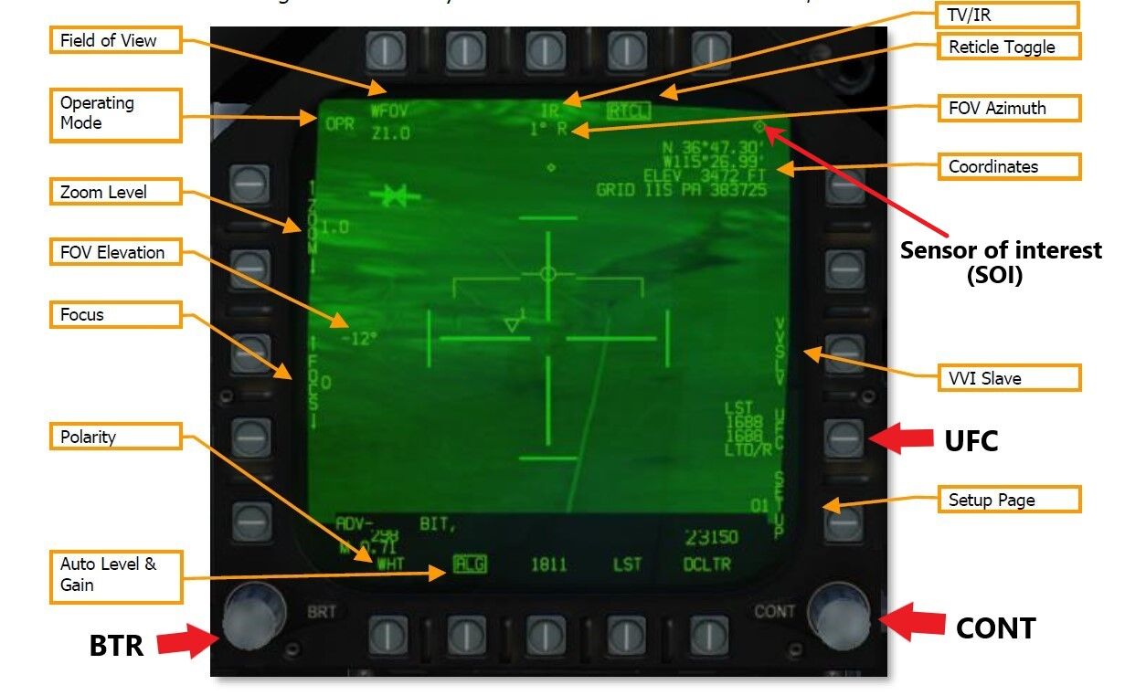 DCS World F/A18-C 【トレーニング】Targeting POD / ATFLIR : 知識ゼロから始めるDCS World