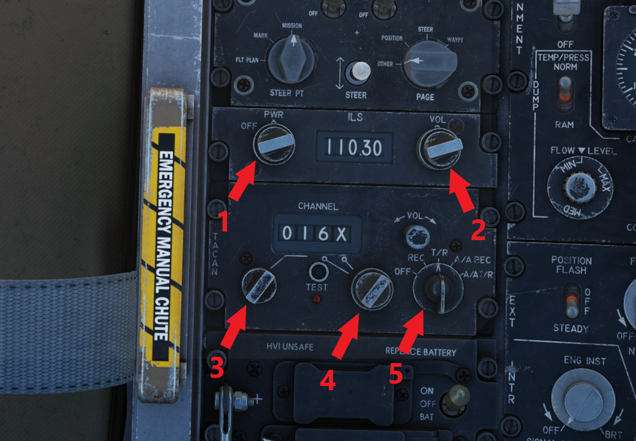 DCS World A10-C II 【トレーニング】TACANとILS : 知識ゼロから始めるDCS World