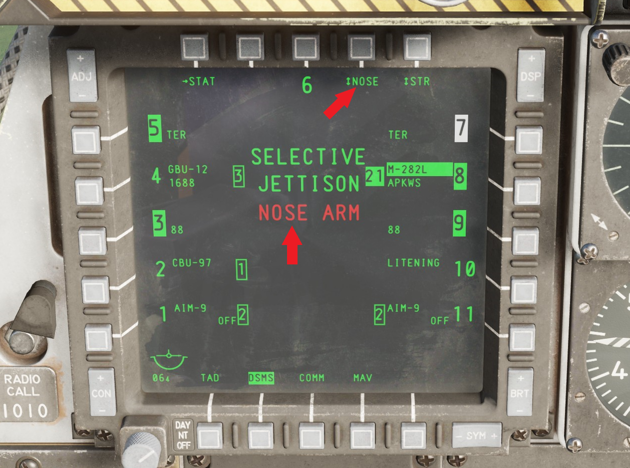 DCS World A10-C II 【トレーニング】Selective Jettison : 知識ゼロから始めるDCS World