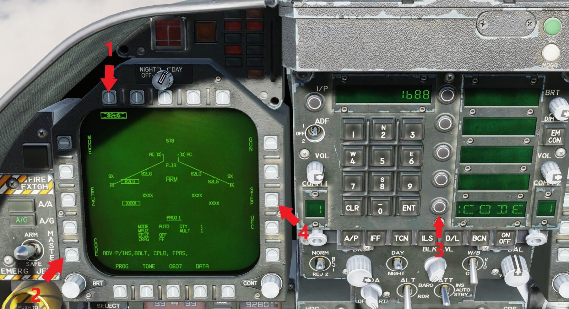 DCS World F/A18-C 【トレーニング】JTAC MGRS Grid Zoneを使う : 知識ゼロから始めるDCS World