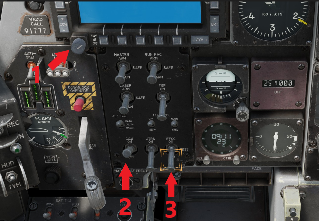 DCS World A10-C II 【トレーニング】スタートアップ : 知識ゼロから始めるDCS World