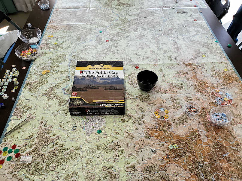 The Fulda Gap(Compass Games) 対戦、シナリオ4「Hold The Line At All Costs!」【2 ...