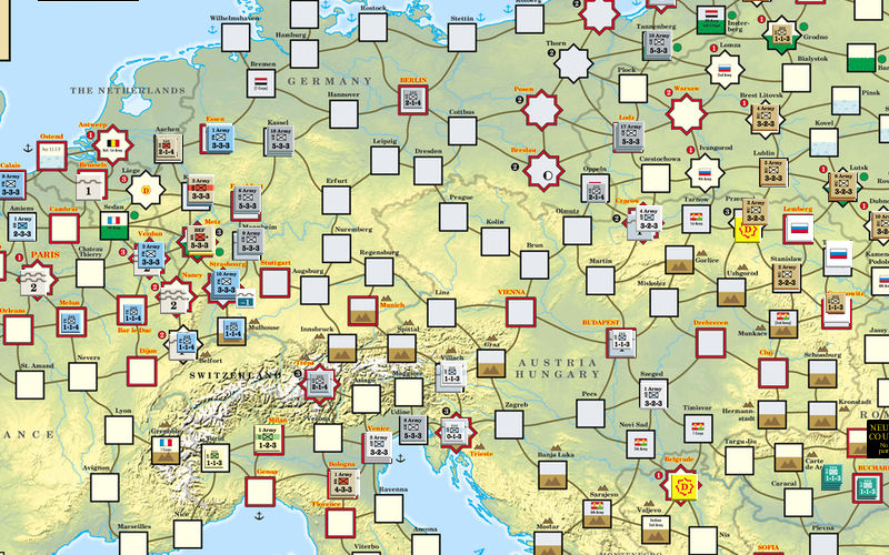 Paths of Glory(GMT) VASSAL対戦【1】 : もりつちの徒然なるままに